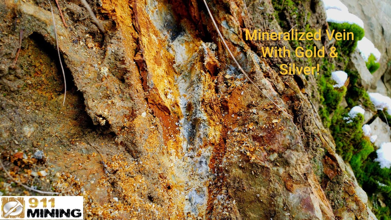 Huge Mineralized Outcrop Carrying Gold & Silver! - YouTube