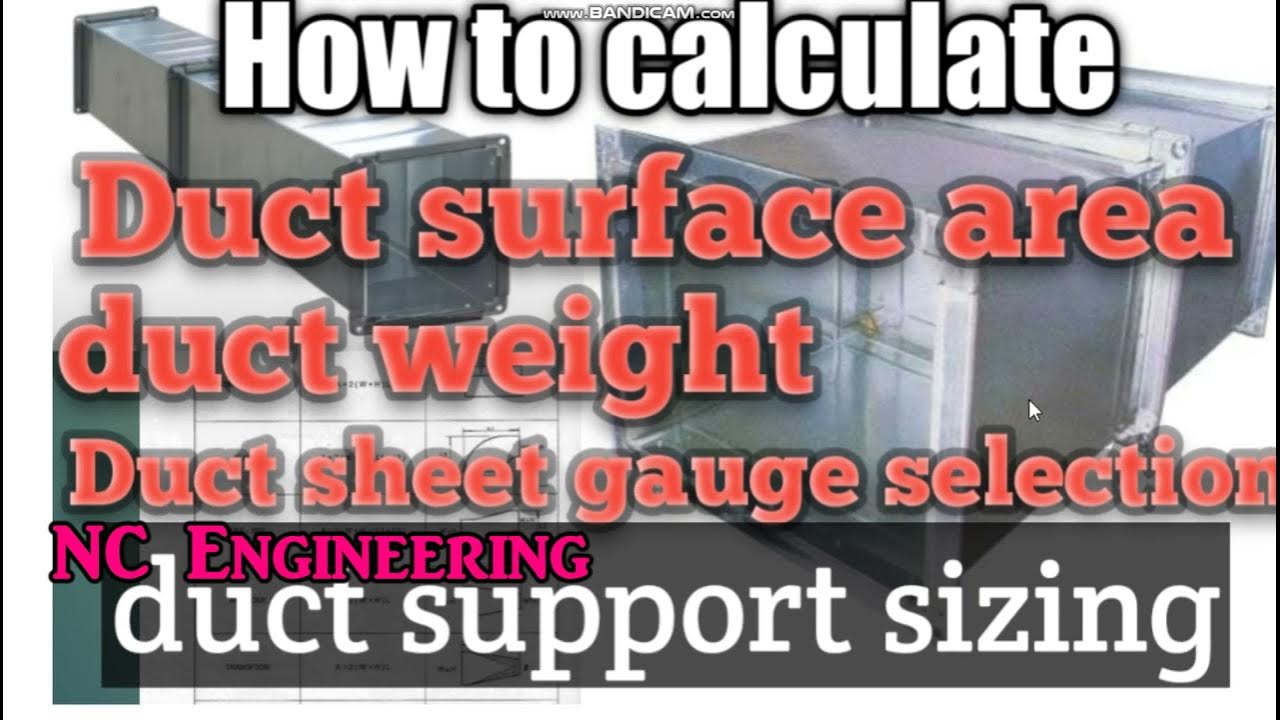 How To Calculate Duct Area Weight Duct Sheet Gauge Selection And Duct Support Sizing YouTube how-to-calculate-duct-area-weight-duct-sheet-gauge-selection-and-duct-support-sizing-youtube