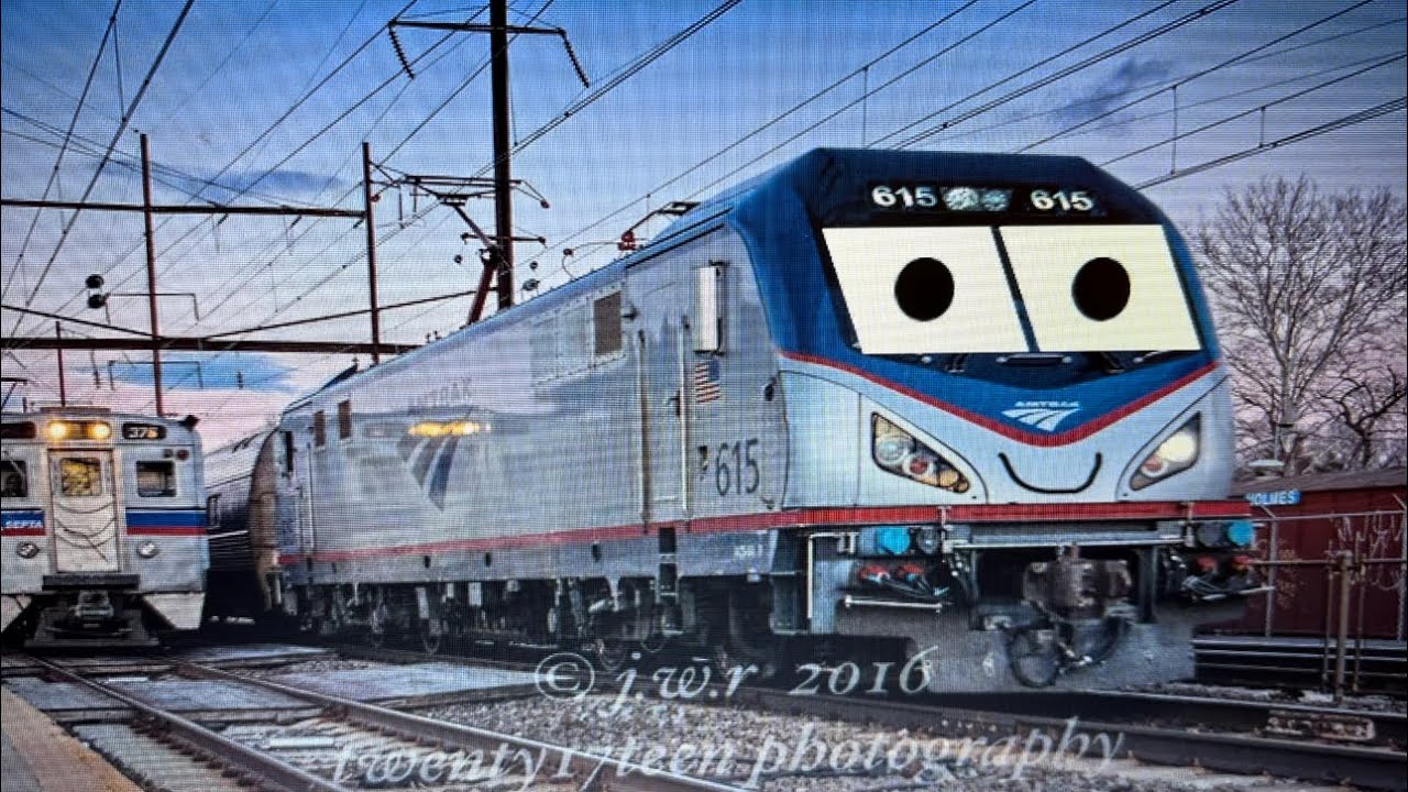 RM the Amtrak ACS-64 615 - YouTube