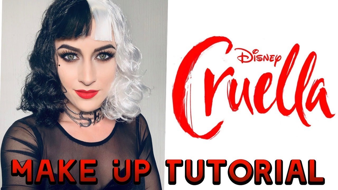 CRUELLA MAKE UP TUTORIAL - YouTube