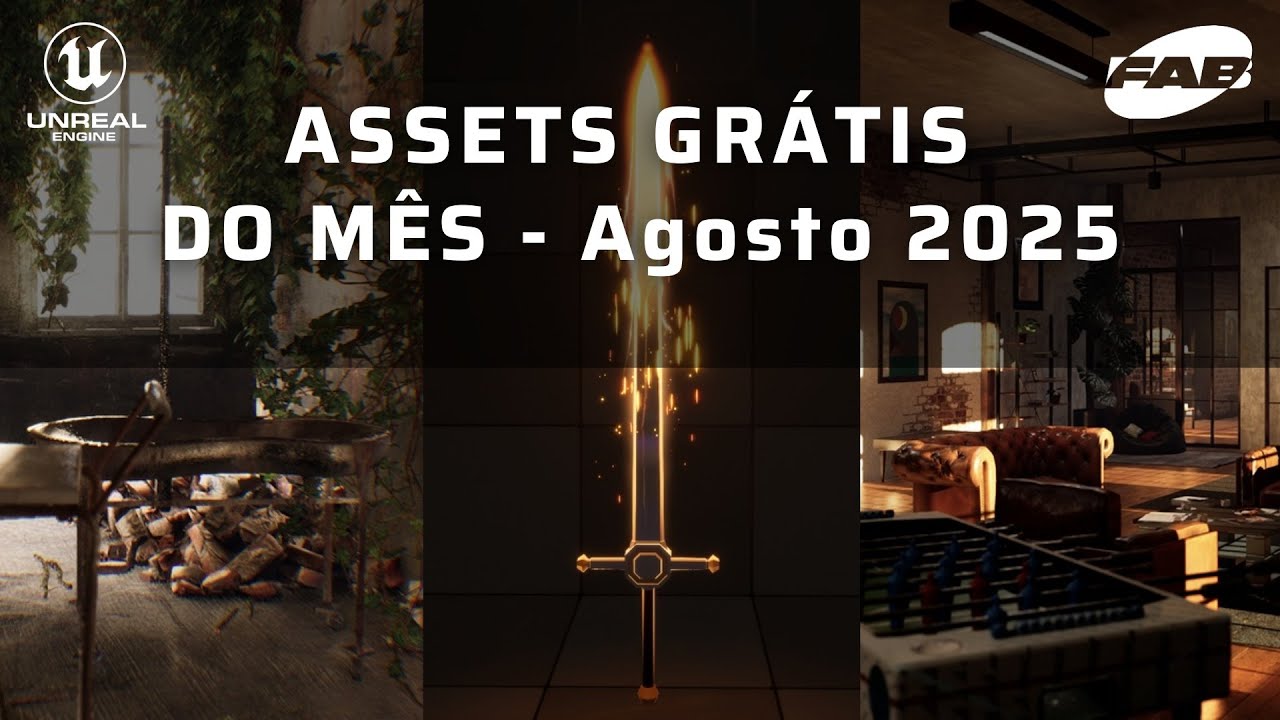Assets GRÁTIS do Mês - FAB ( R$ 1,947.89 ) - Agosto.2 2025 - YouTube