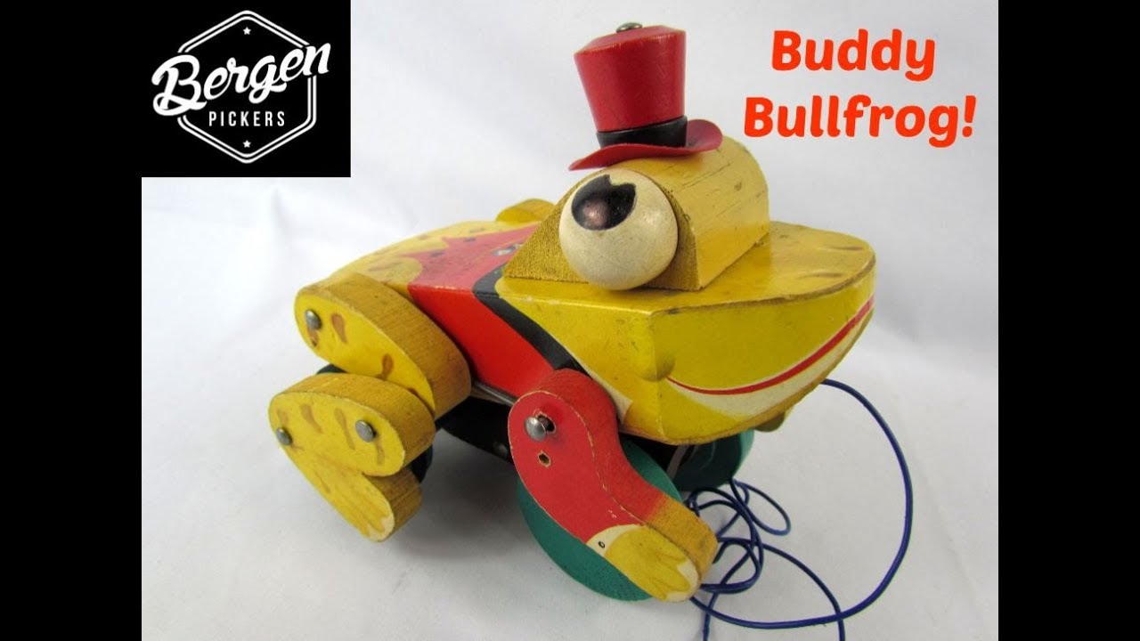 Fisher Price Buddy Bullfrog #728 Pull Toy from 1959 by Fisher Price ...