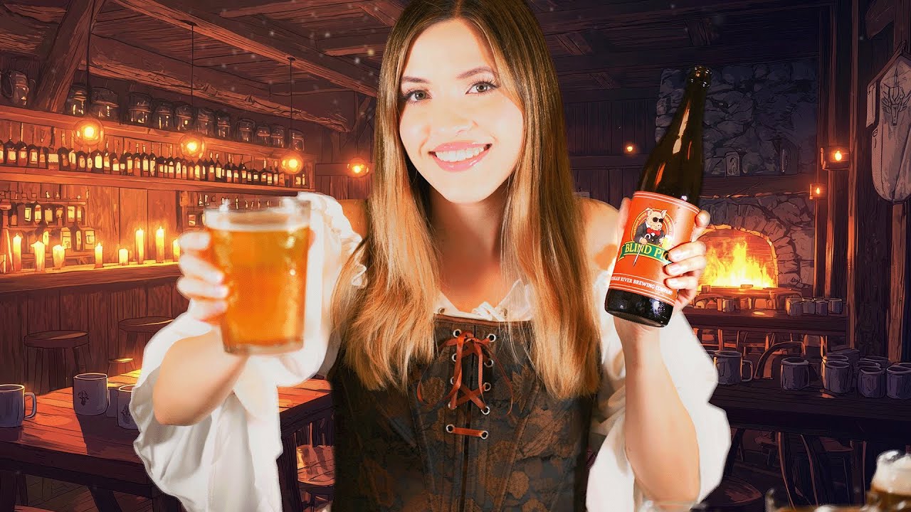 ASMR | Tavern Maiden Roleplay (serving you a beer, different kinds of ...