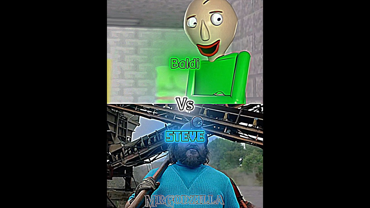 Baldi vs Steve - YouTube