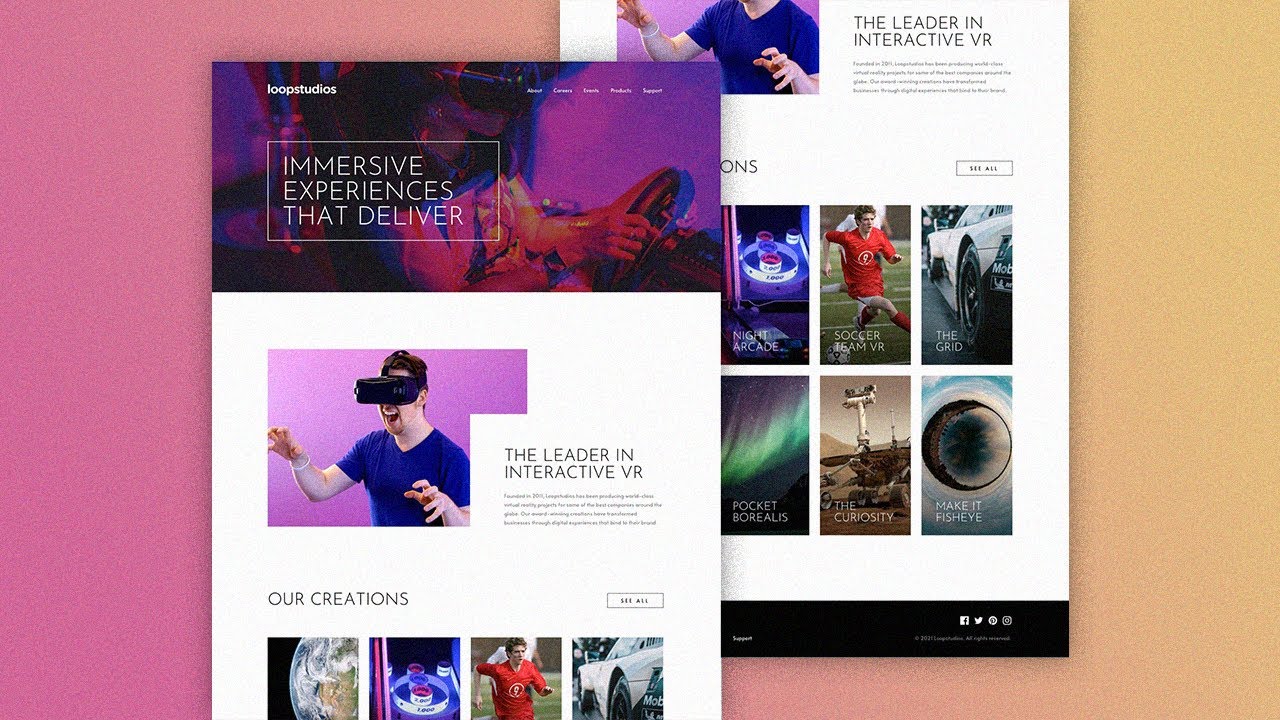 Landing page responsive con CSS GRID y MOBILE FIRST 🤩 - YouTube