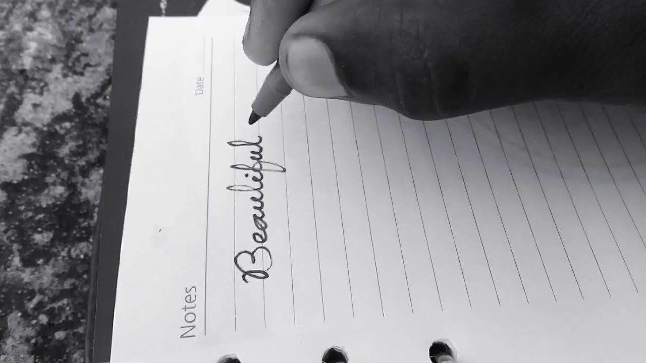 Beautiful hand writting 2 calligraphy/#beauty writter - YouTube
