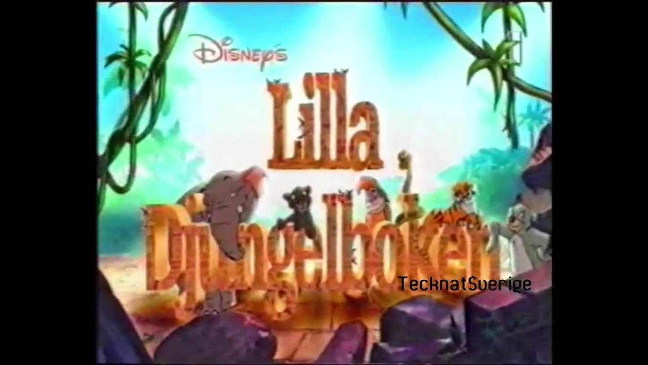 Lilla Djungelboken - Intro SVT1 Svenska/SWEDISH (Jungle Cubs) - YouTube