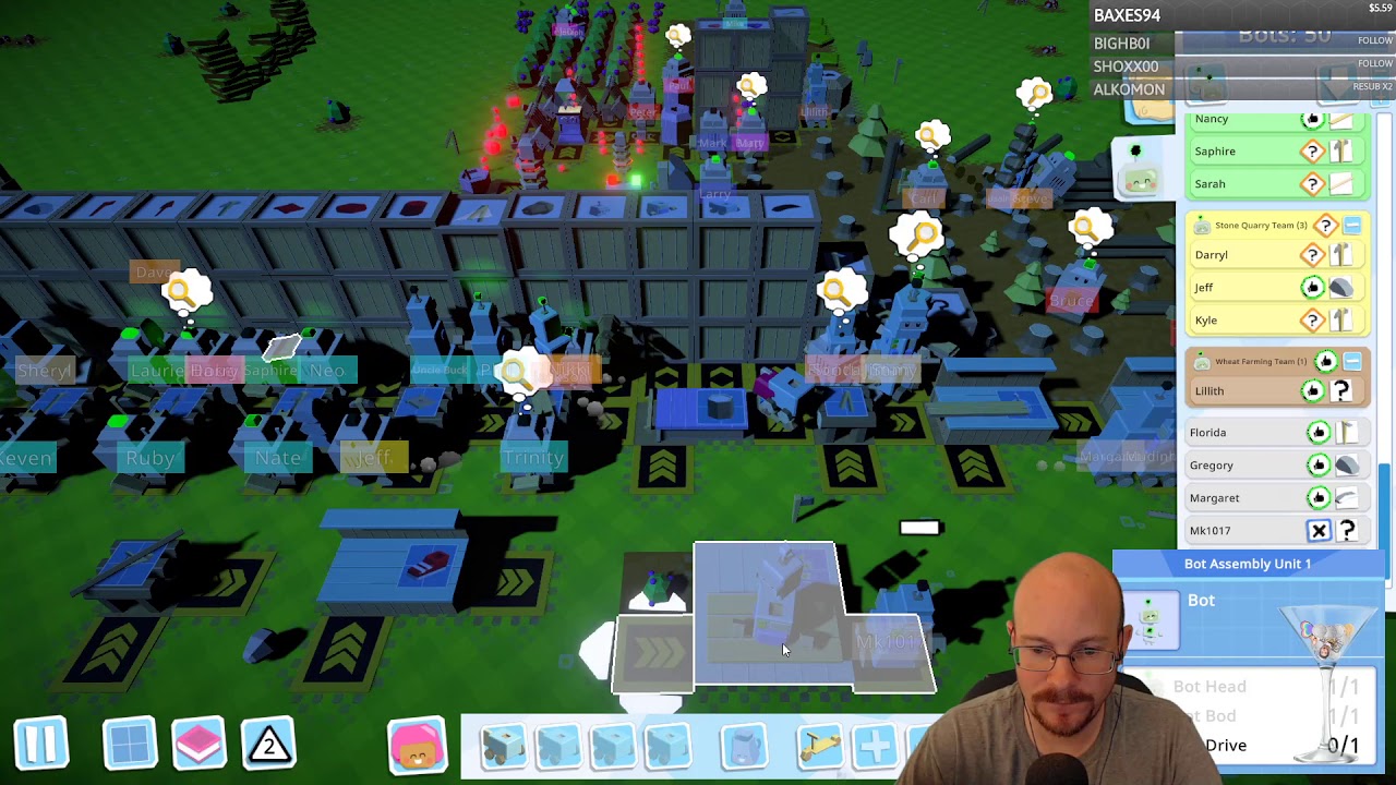 Autonauts Day 2, automating construction and robot building! Part 3 ...