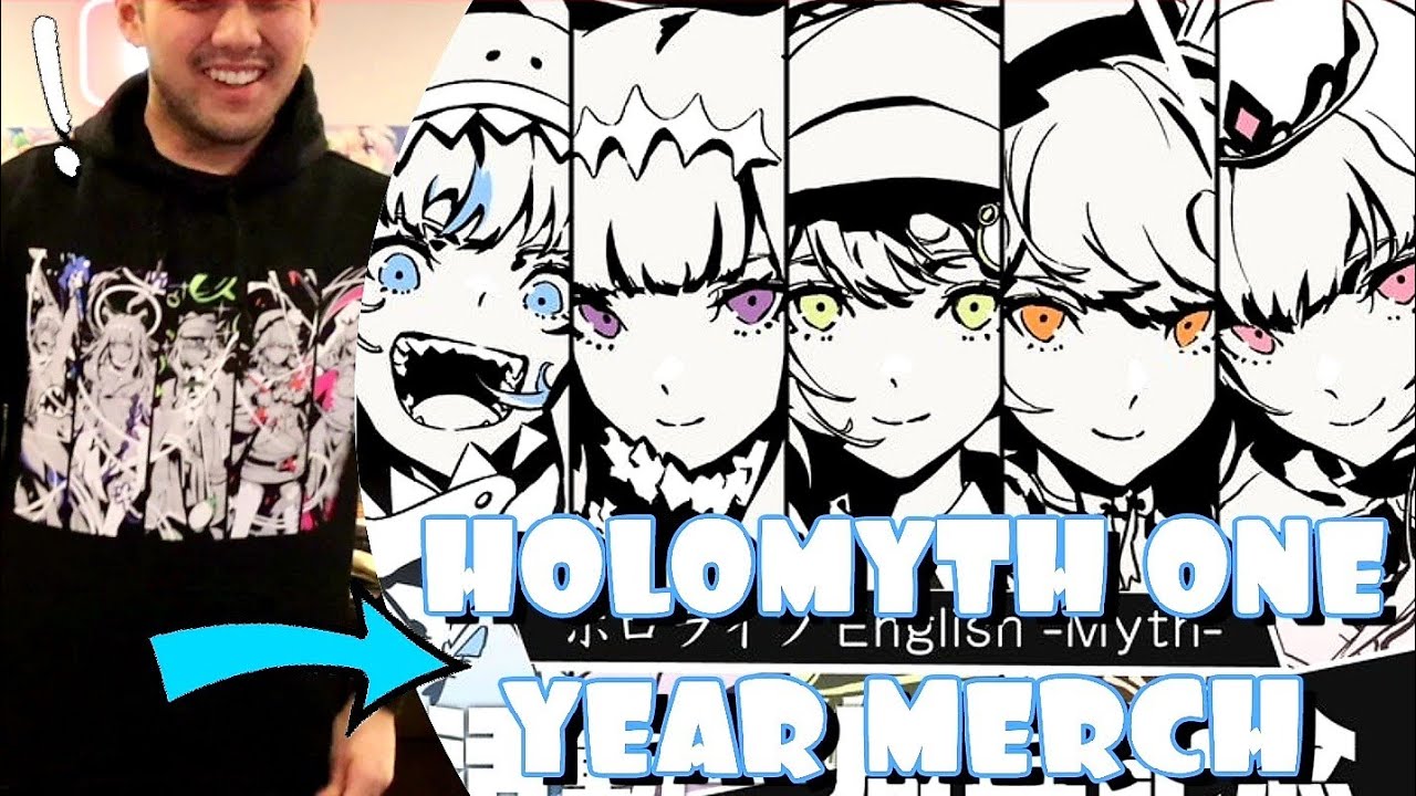 HOLOLIVE MYTH 1 Year Anniversary Merch UNBOXING - YouTube