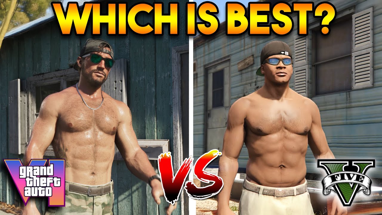 GTA 6 GRAPHICS VS GTA 5 GRAPHICS (WHICH IS BEST?) - YouTube