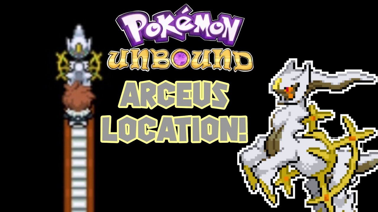 Arceus Location || Pokémon Unbound - YouTube