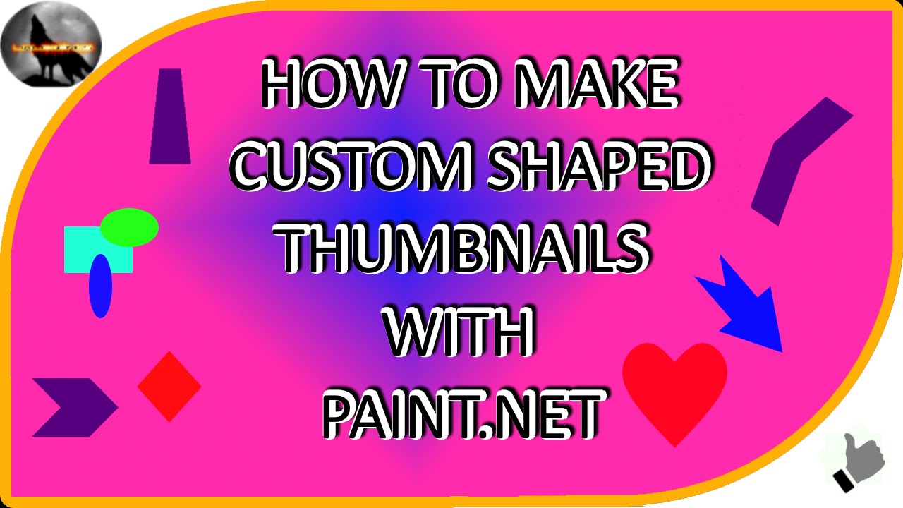 How To Make Custom Shaped Thumbnails / EASY Thumb Tutorial - YouTube