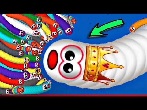 Worms Zone io Biggest Snake New Record 2025| Saamp Wala Game oggyj ...