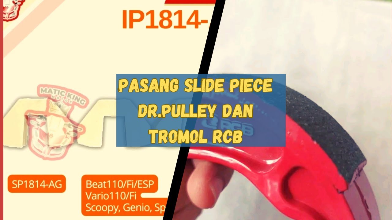 Ganti Slider Dr.Pulley dan Tromol RCB - YouTube