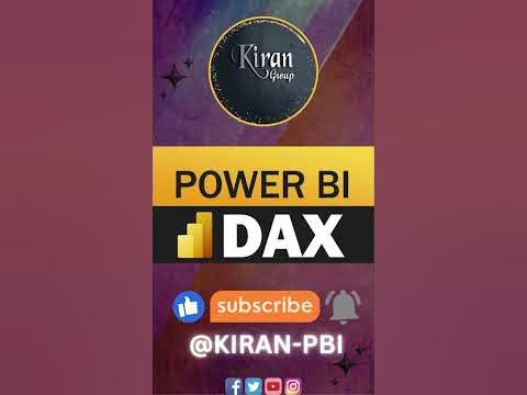 Dax in Power BI | Learn DAX Basics in 30 Minutes| How to use DAX | DAX ...