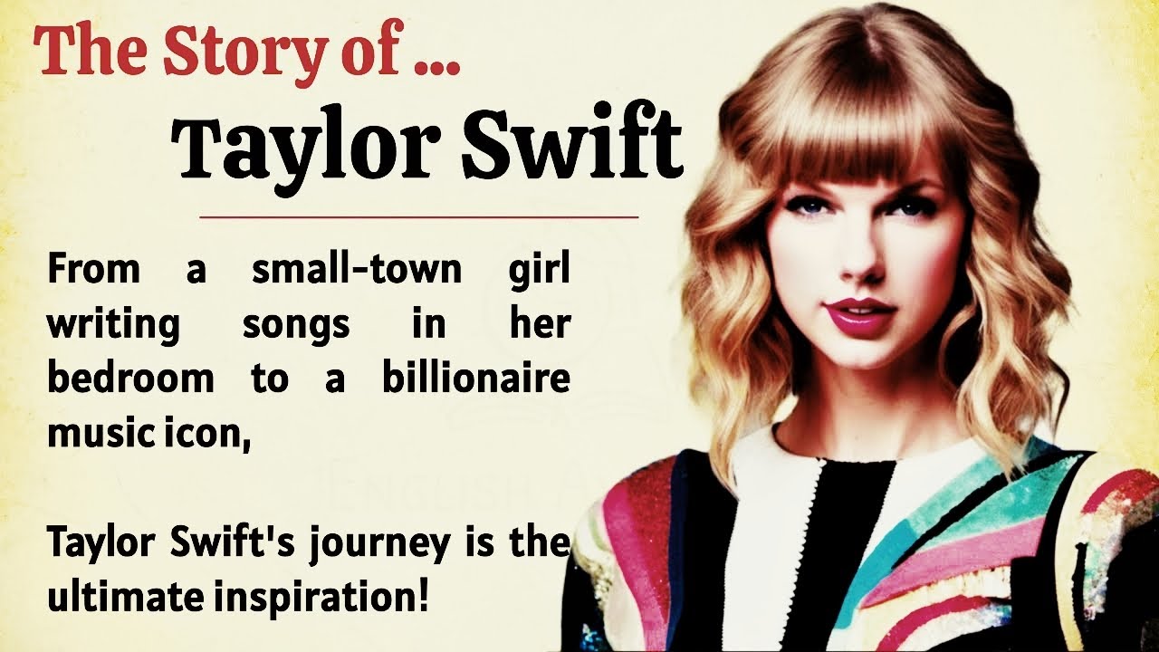 Taylor Swift Journey & The Power of Never Giving Up Learn English ...