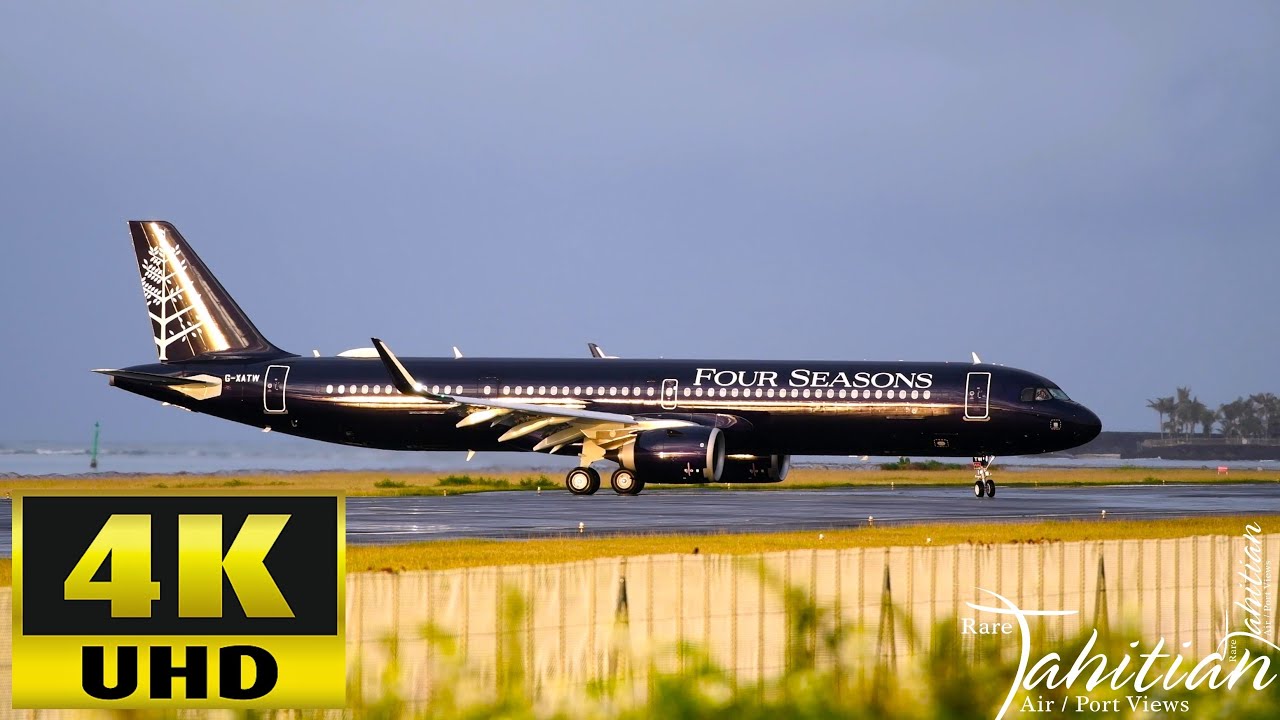 November 2, 2022 : Airbus 321 Neo reg #GXATW was seen landing at Tahiti ...