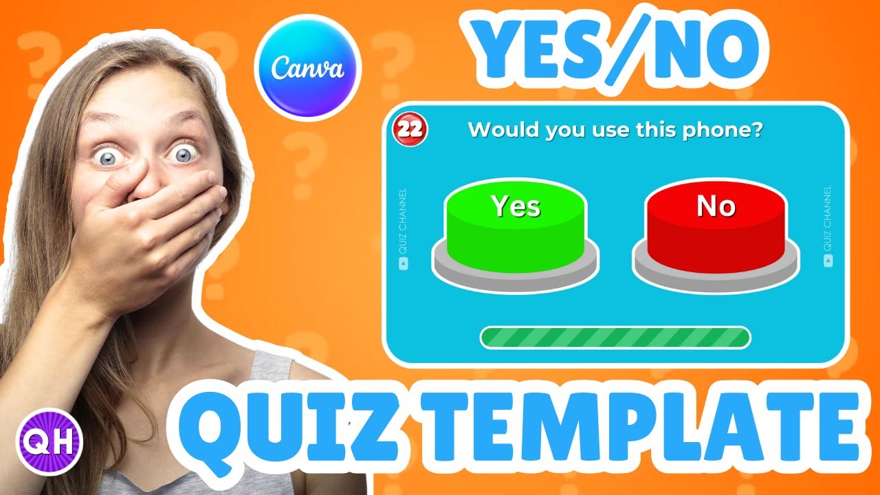 Canva Yes/No Quiz Template & Tutorial - YouTube