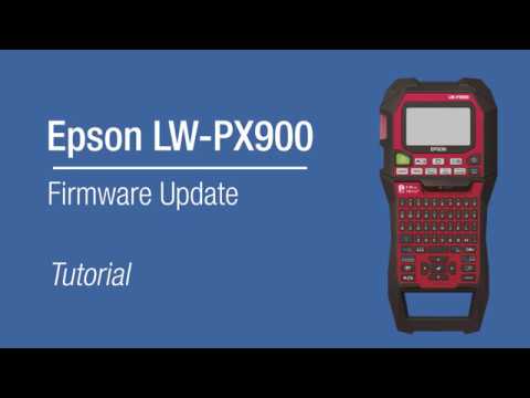 LW-PX900 Firmware Update Tutorial - YouTube