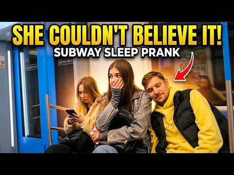 FAKE SLEEPING ON STRANGERS | SUBWAY PRANK
