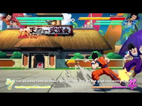 DBfighterZ Tutorial: Tips for Gohan(adult) loop kicks part 1. - YouTube
