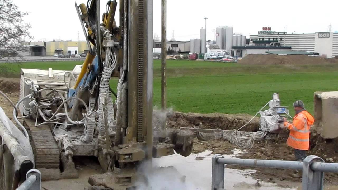 jet grouting in field - YouTube