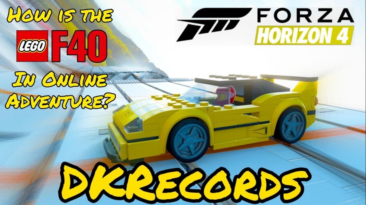 FH4 - LEGO F40 C - Online Adventure! (Fast) - YouTube