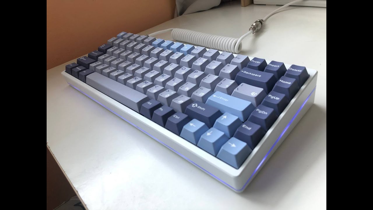 KBD75v3.1 with Boba U4T - YouTube