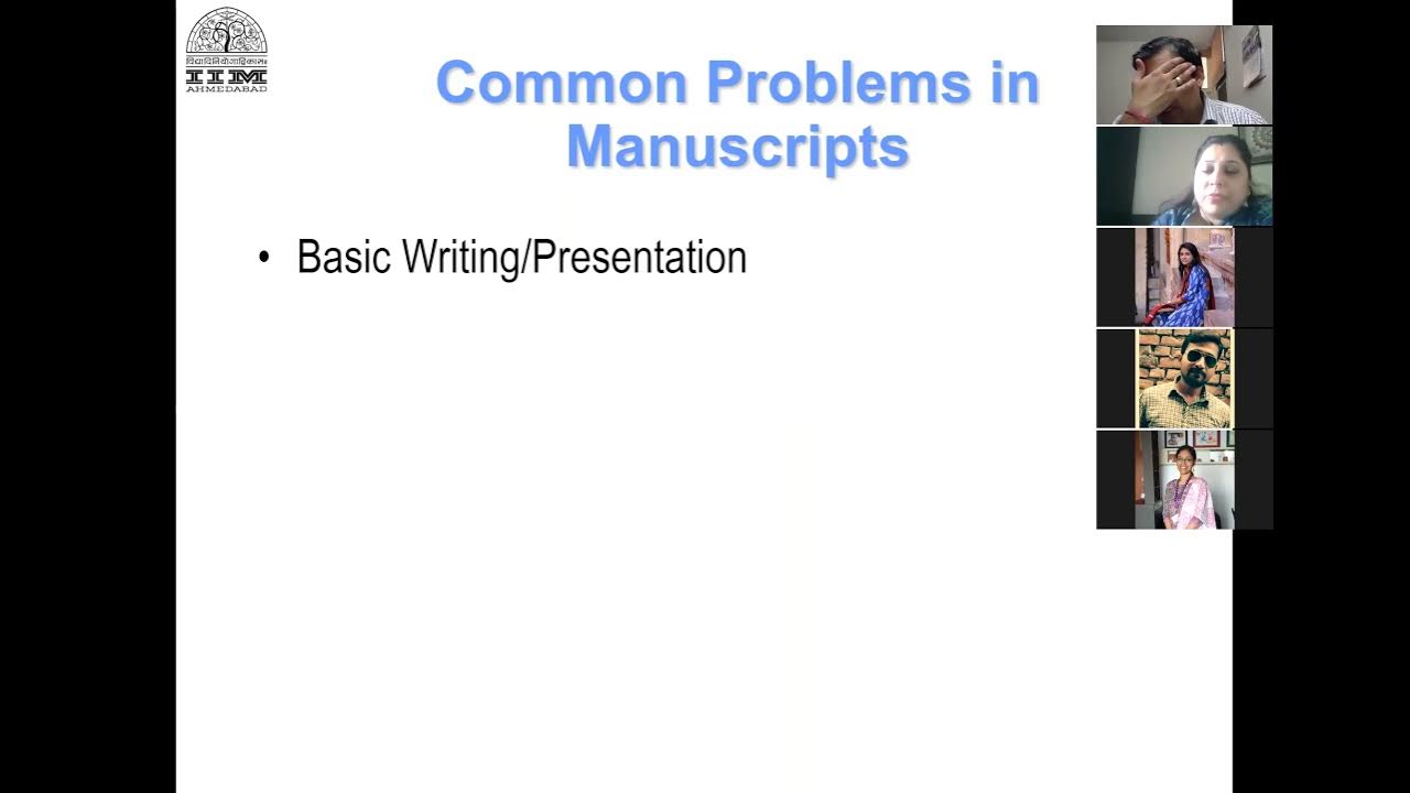 Part 3 Essential elements of manuscript - YouTube