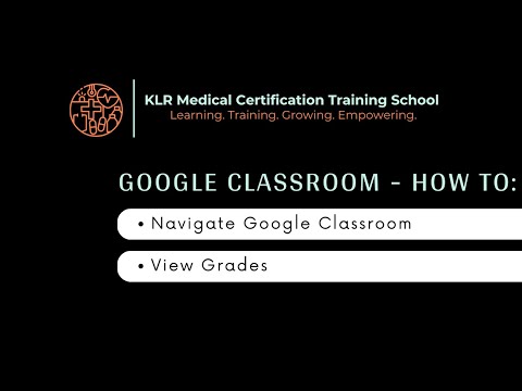How to Navigate Google Classroom & View Grades - YouTube