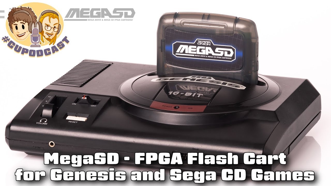 MegaSD FPGA Flash Cart for Genesis & Sega CD Games Announced - YouTube