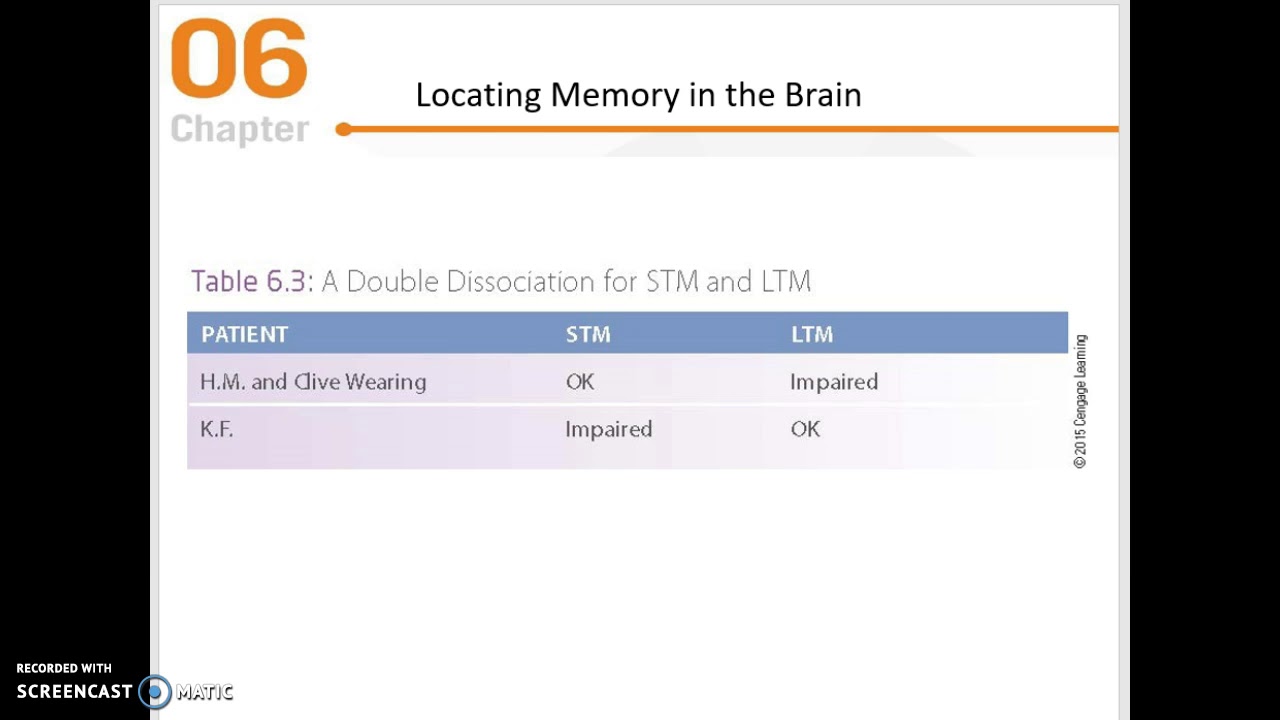 Double Dissociations in Memory - YouTube