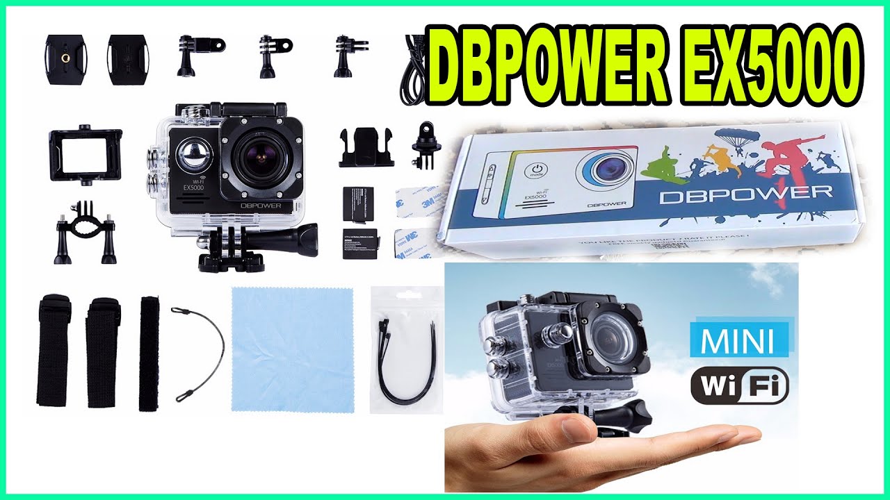DBPOWER EX 5000 Wifi крутая камера из Китая. - YouTube