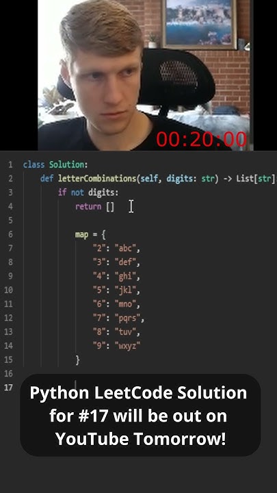 17 Letter Combinations Of A Phone Number Python Leetcode Solution Python Leetcode Coding