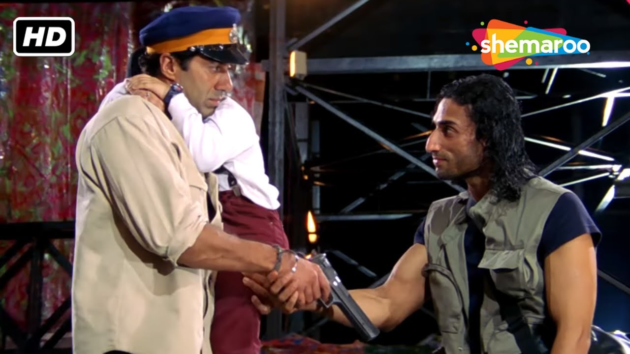 हीरो और विलन का आमना सामना | Champion - Part 2 | Sunny Deol, Rahul Dev ...