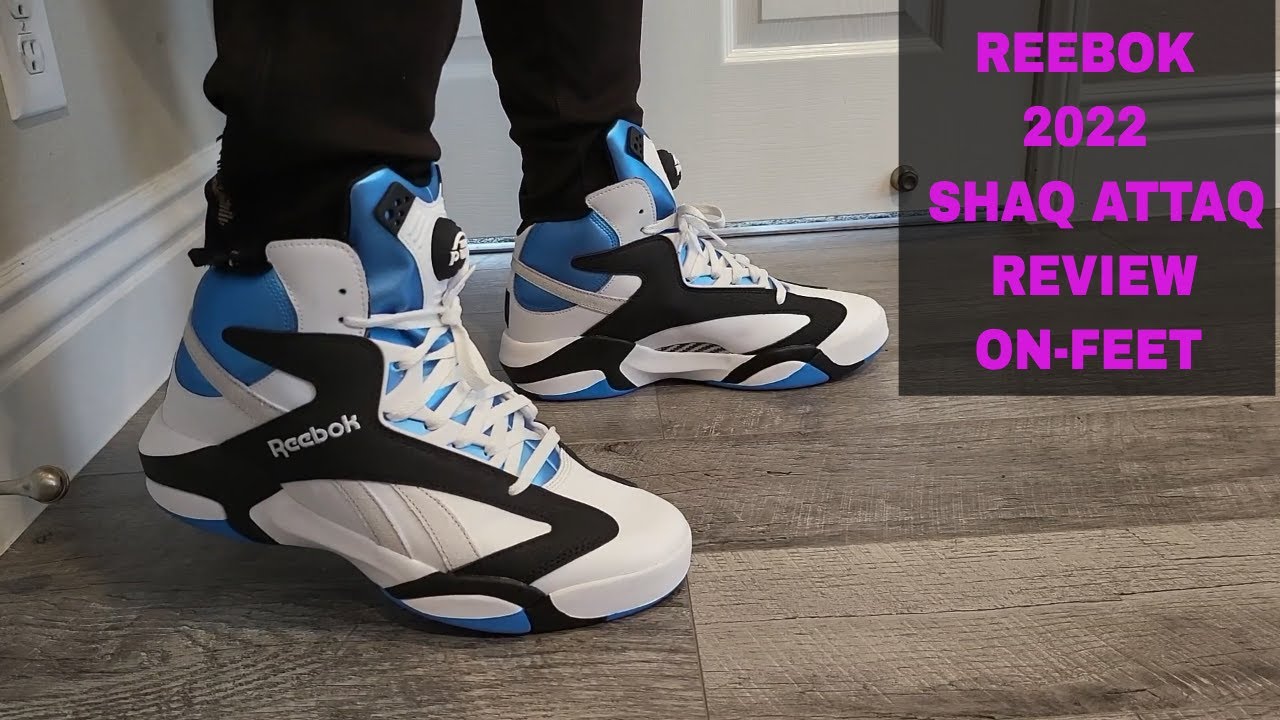 Reebok Shaq Attaq Retro 2022 Review & On Feet HD 1080p - YouTube