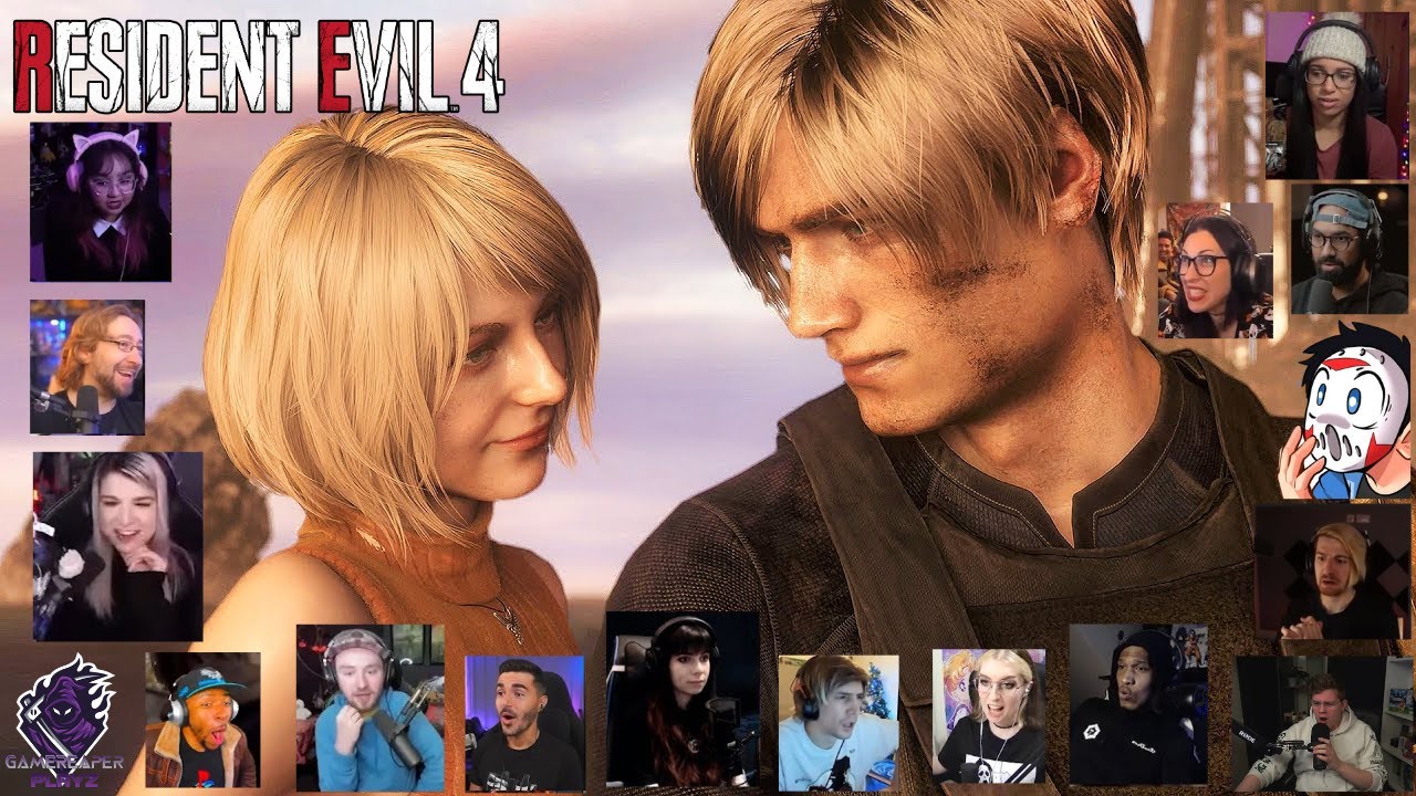YouTubers React to Resident Evil 4 REMAKE ENDING & SECRET ENDING! - YouTube