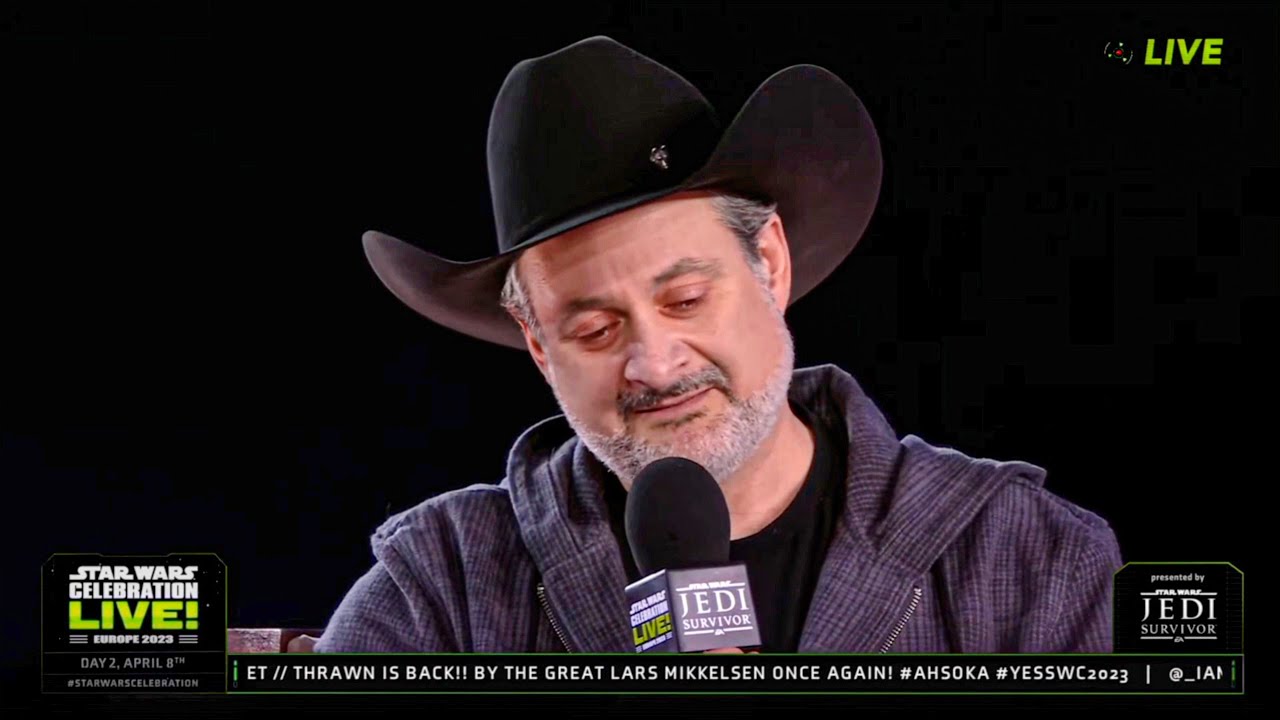 Dave Filoni begins CRYING on stage at Star Wars Celebration - YouTube