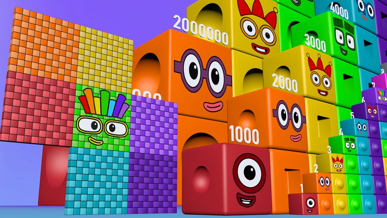 Numberblocks Puzzle Step Squad 700 700,000 to 27,000,000 MILLION ...