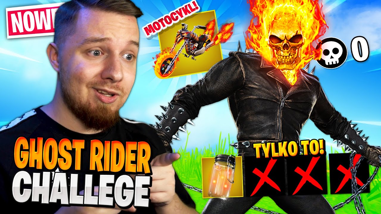 GHOST RIDER Challenge w Fortnite ... (mega TRUDNE!) - YouTube