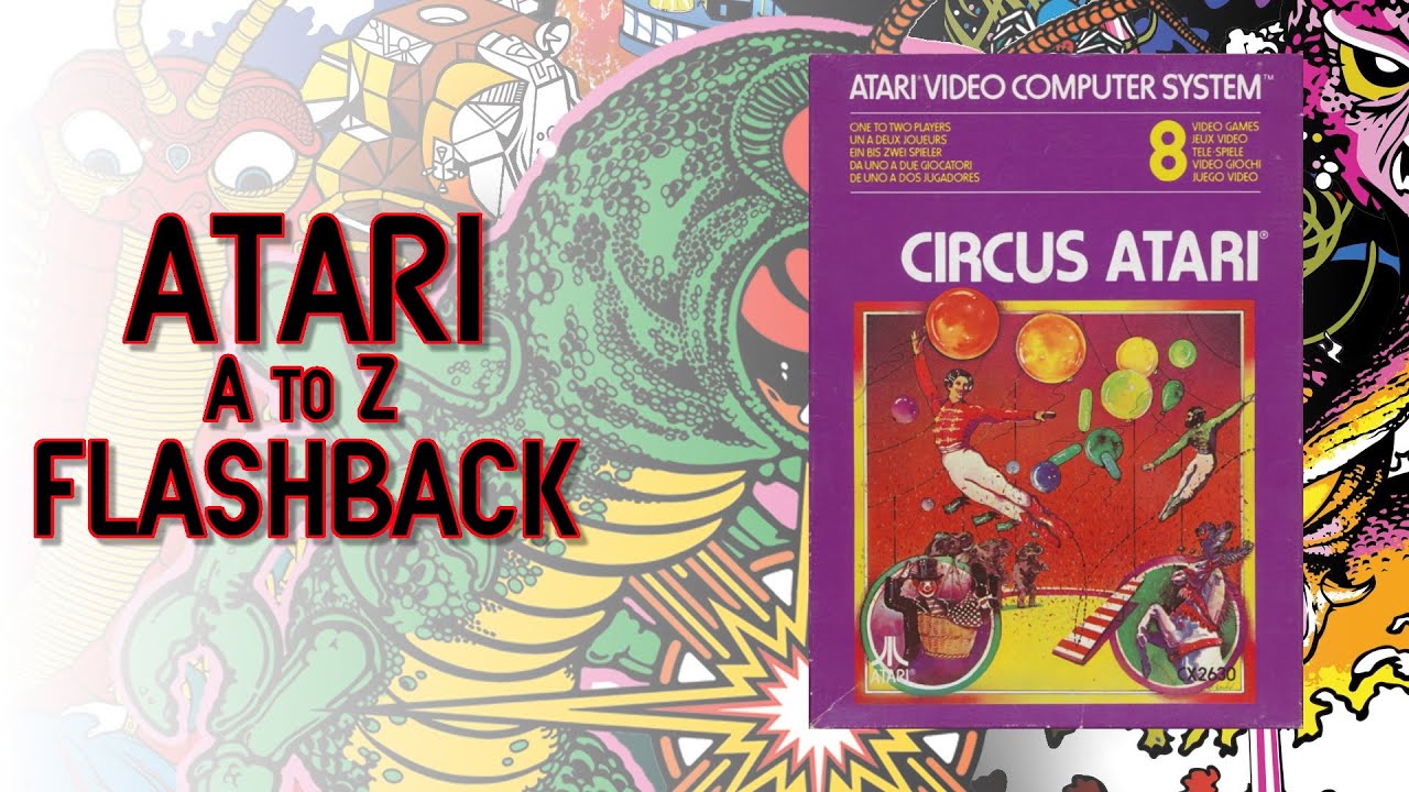 Circus Atari for Atari 2600 brings us both clowns and balloons | Atari A to Z Flashback - YouTube