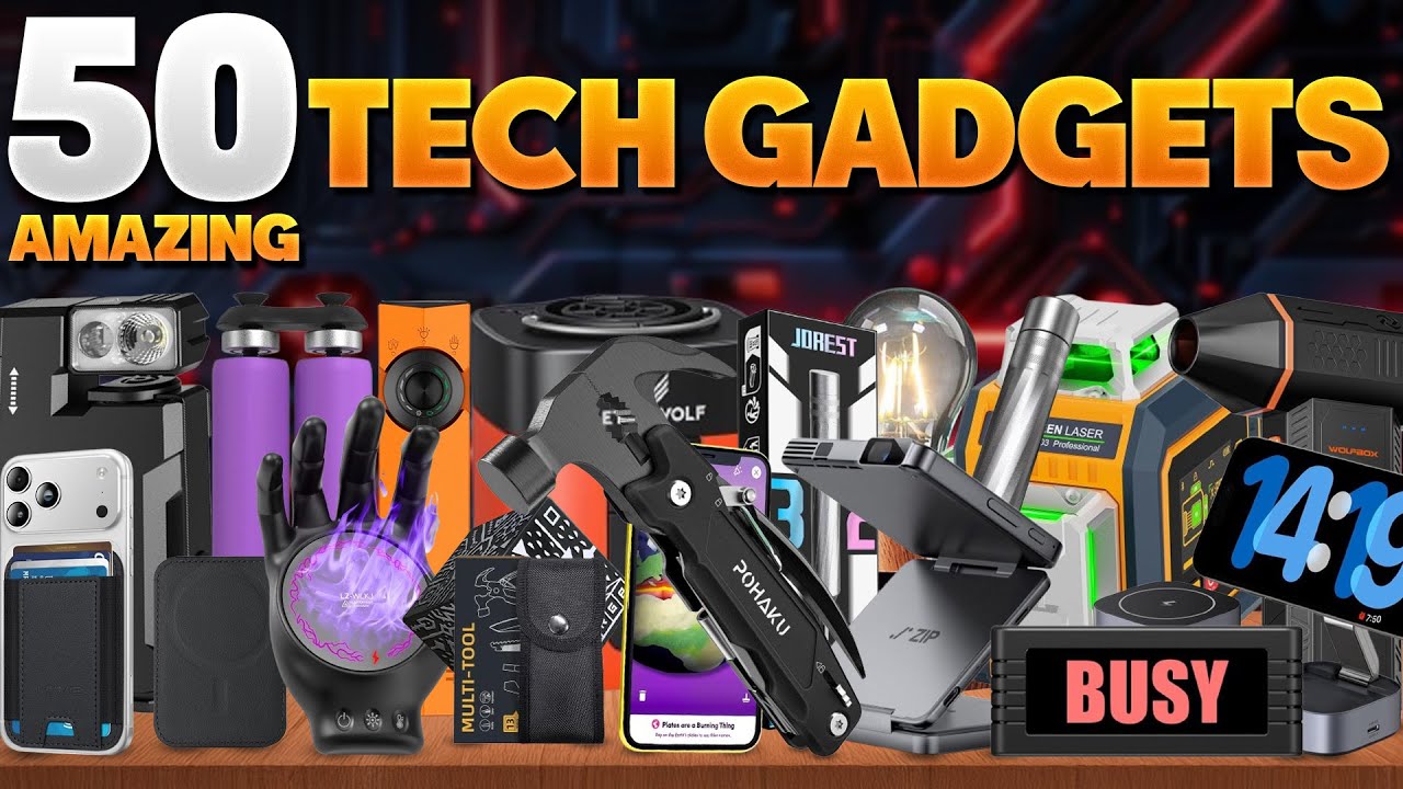 50 Amazing Tech Gadgets on Amazon for Tech Lovers! - YouTube