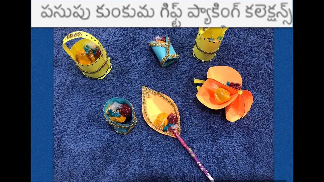 DIY||Haldi Kumkum Packet packing ideas || Thambulam Packing Ideas ...
