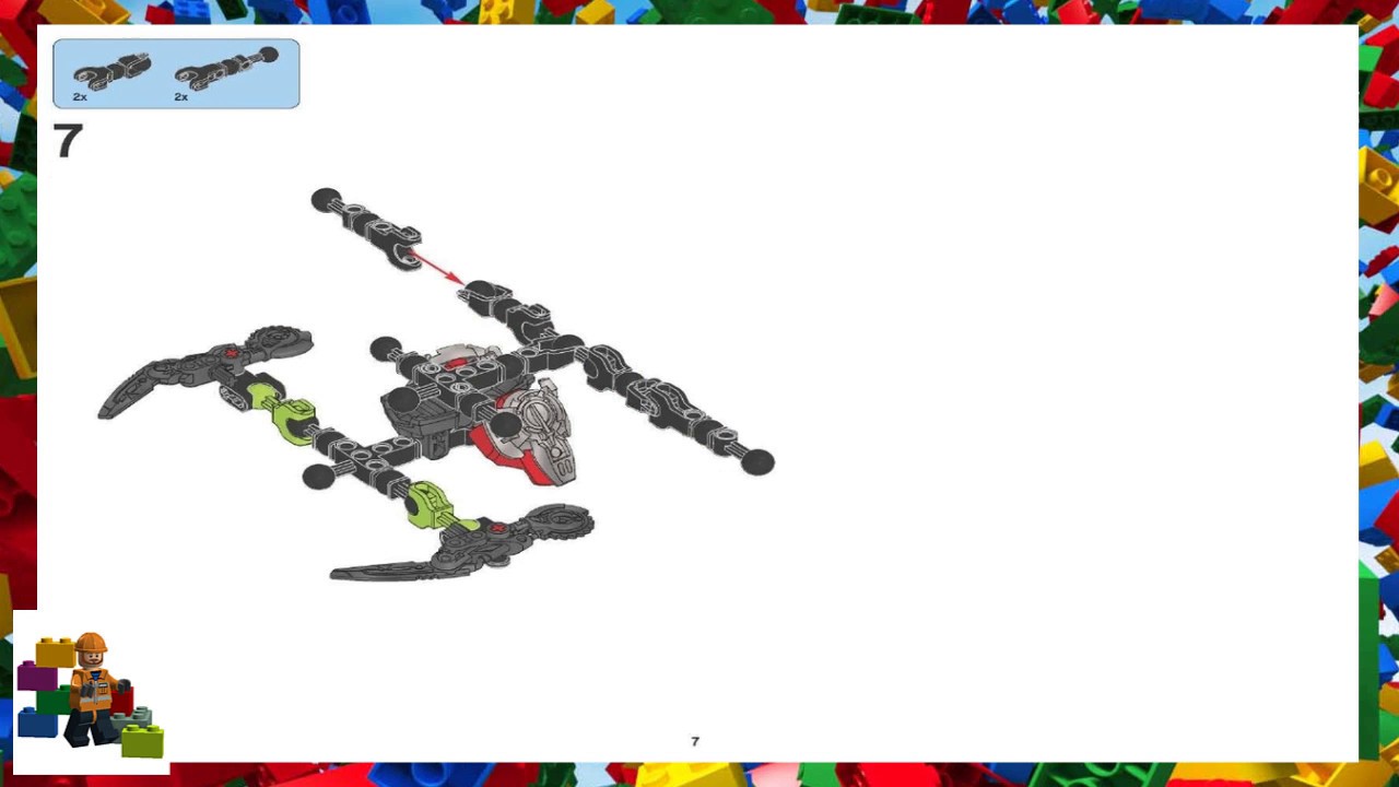 LEGO instructions - HERO Factory - 6217 SURGE + 6218 SPLITFACE - YouTube