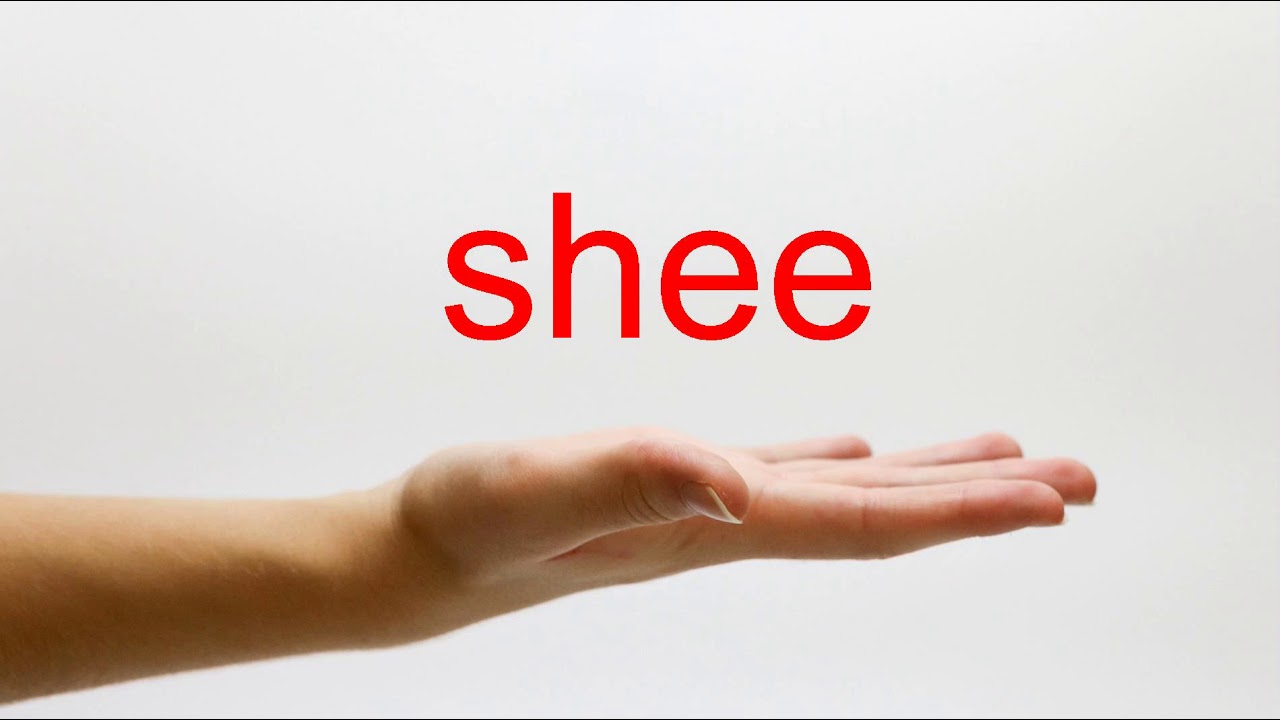 How to Pronounce shee - American English - YouTube