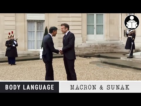 Body Language: Macron & Sunak domination games - YouTube