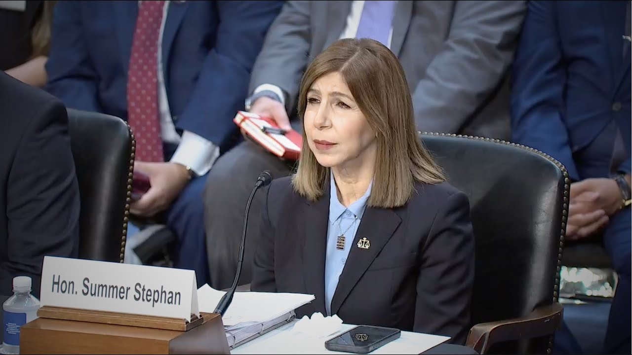 DA Summer Stephan Full Testimony at the US Senate Committee on the ...