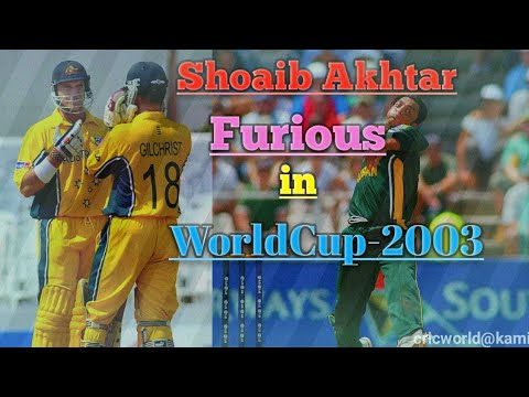 Shoaib Akhtar vs Mathew Hyden | Fastest spell vs Australia world cup ...