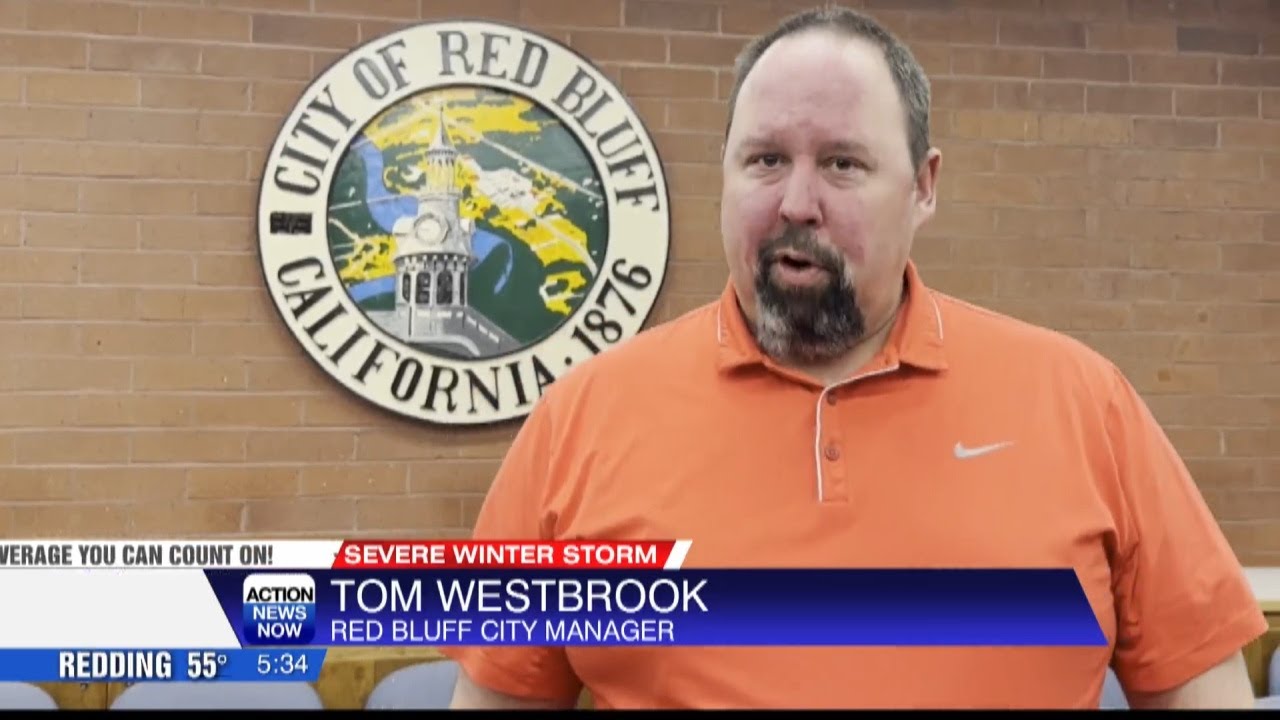 The City of Red Bluff prepares for storm - YouTube