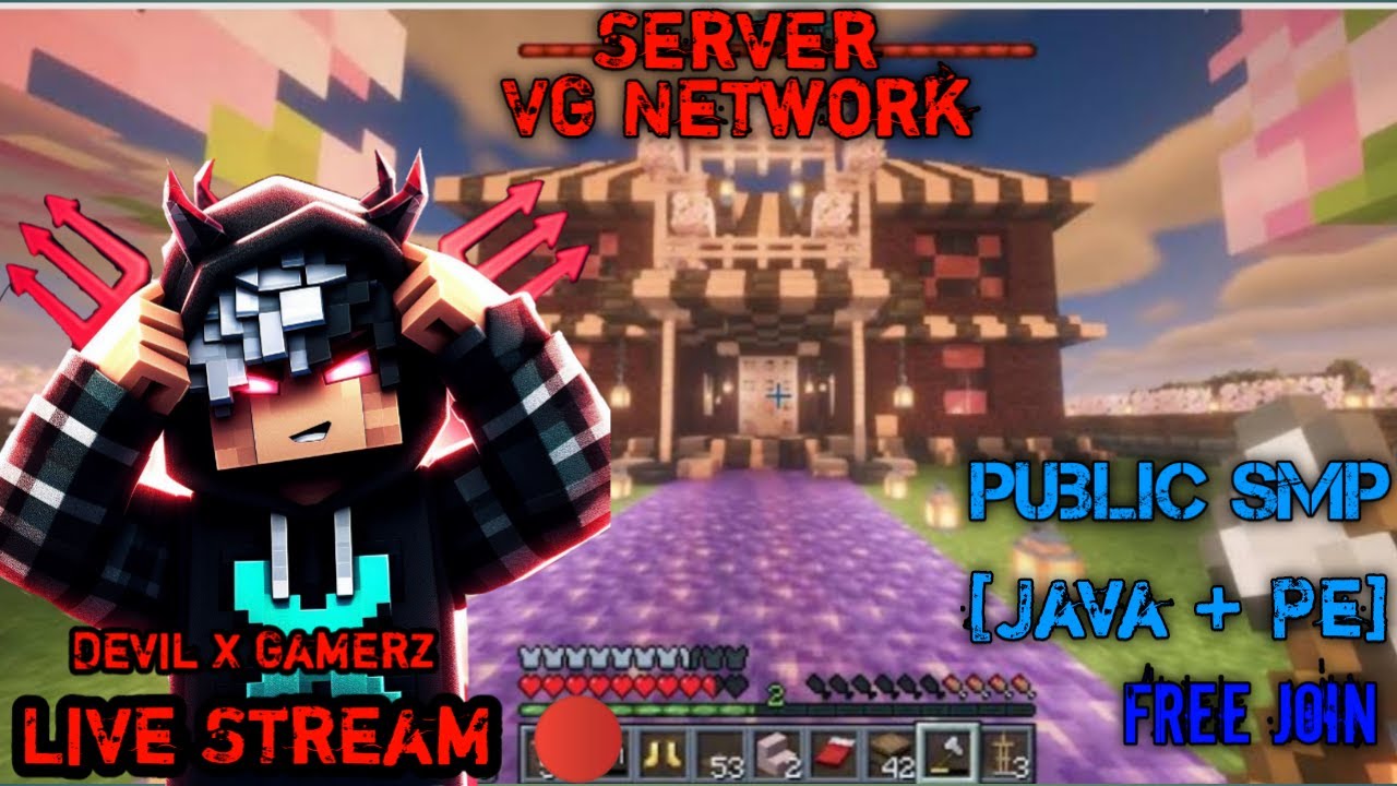 MineCraft Public SMP Live #61| Let's Play Together My Friends | Version ...